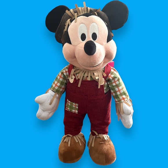 Gemmy | Accents | Gemmy Disney Mickey Mouse Scarecrow Thanksgiving ...